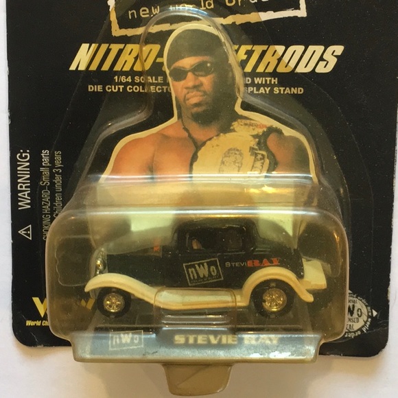 Toys | Stevie Ray Nwo Wcw Nitrostreet Rods Die Cast Car Damaged ...